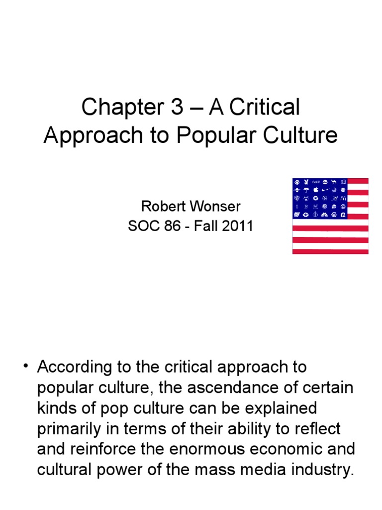 Critical Analysis of Pop Culture | PDF | Frankfurt School ...