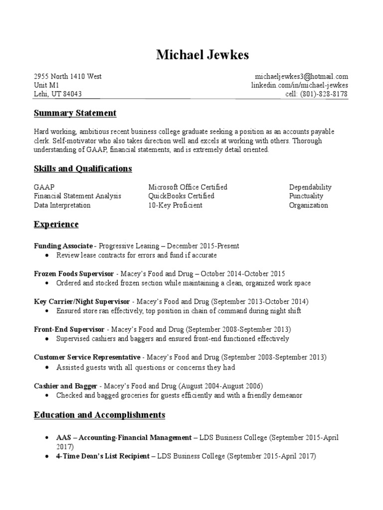 Final Resume | PDF
