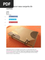Creación Libro Cartonero | PDF