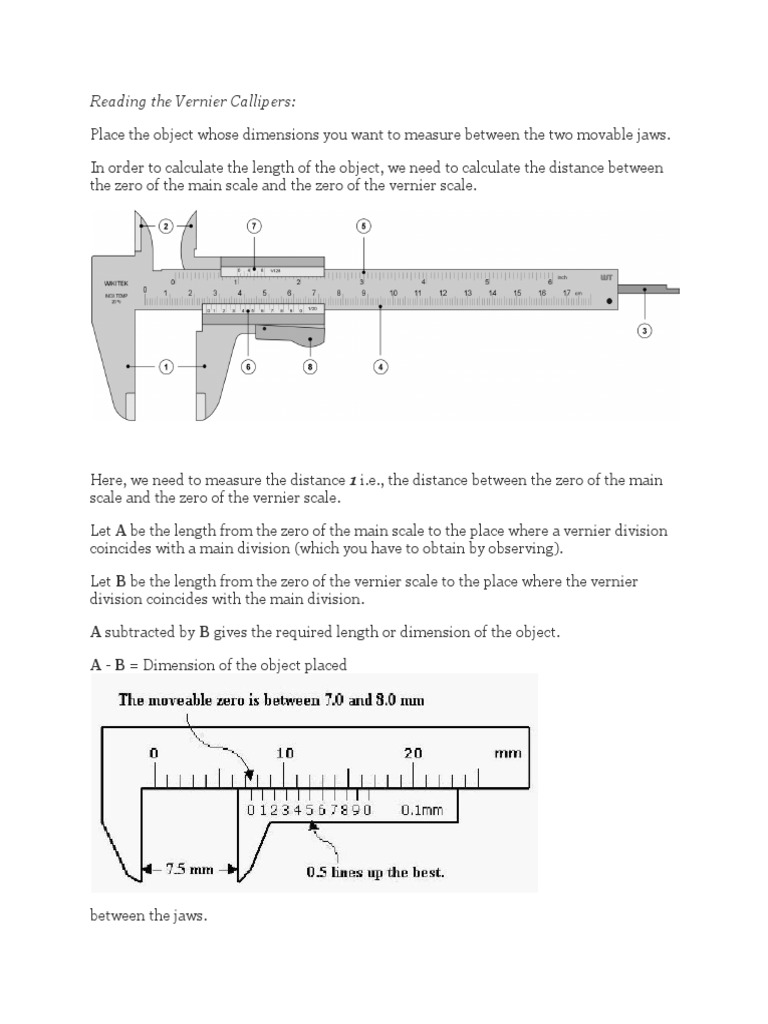 Reading the Vernier Callipers | Scientific Observation | Mathematics