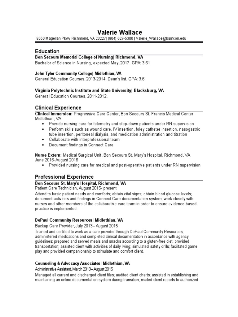 E Resume | PDF