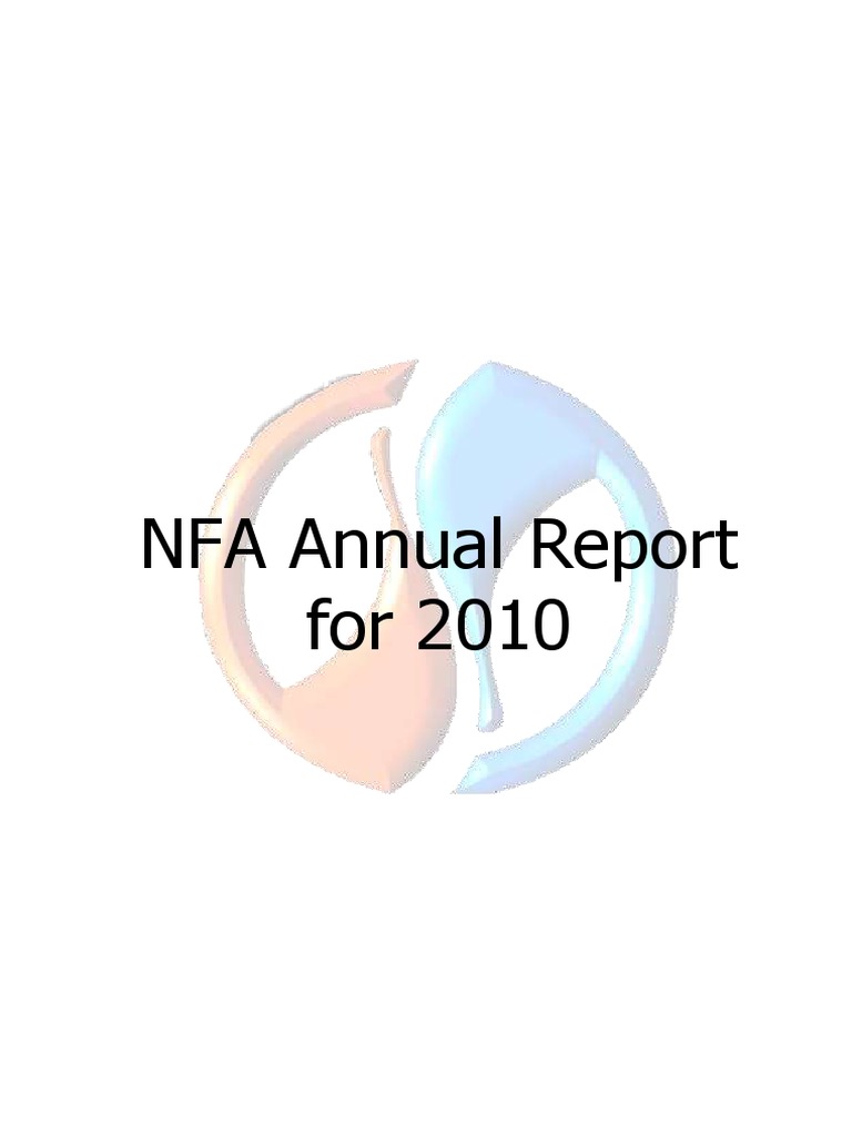 NFA Annual Report For 2010 | PDF | Rice | Economies