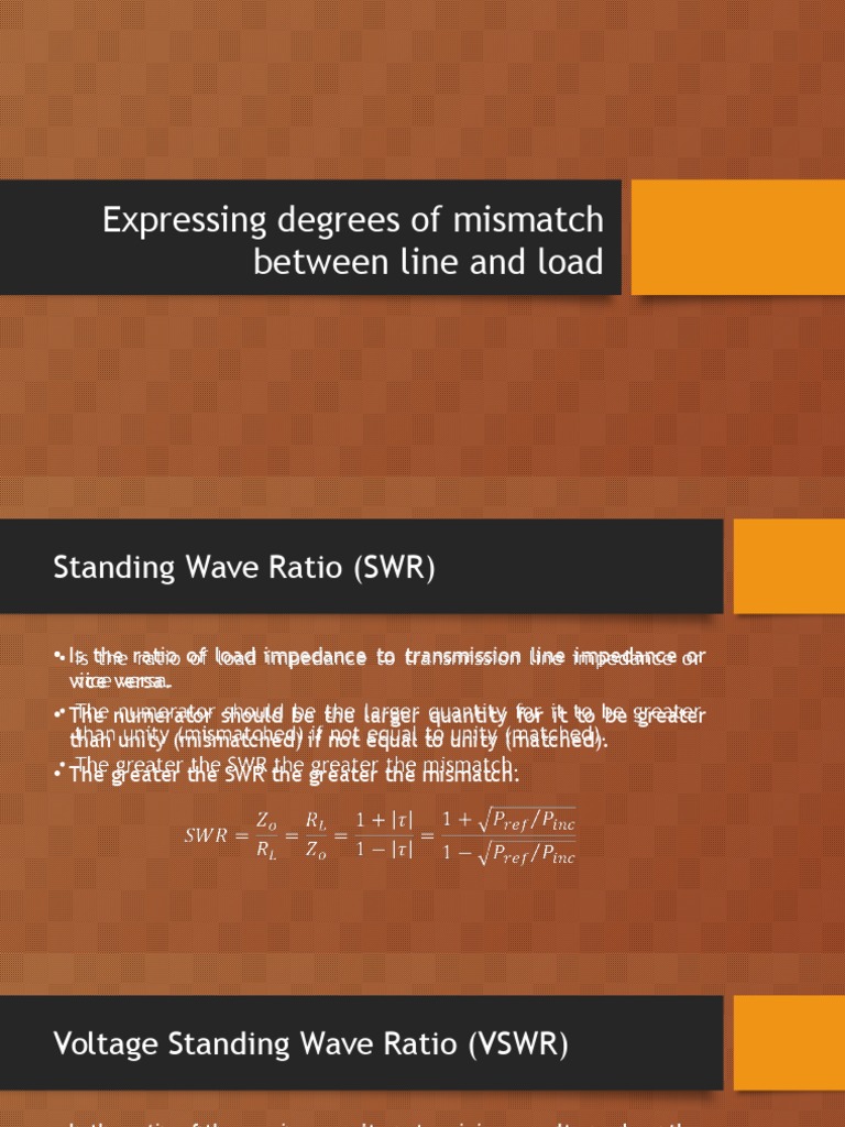 Understanding Quantity Mismatch in SWR | PDF