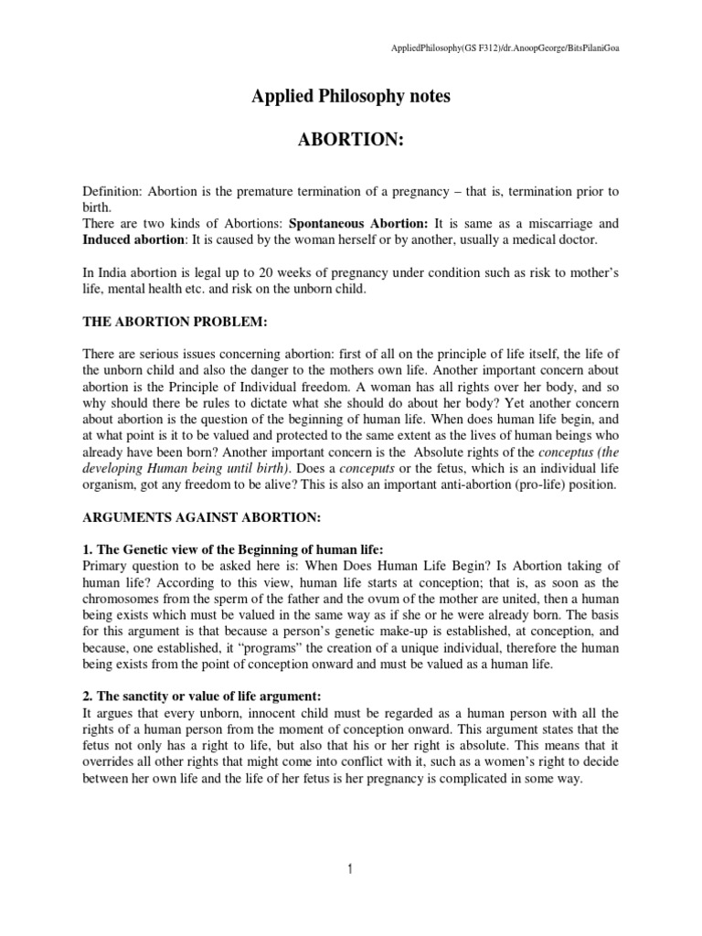 Applied Philosophy Notes | PDF