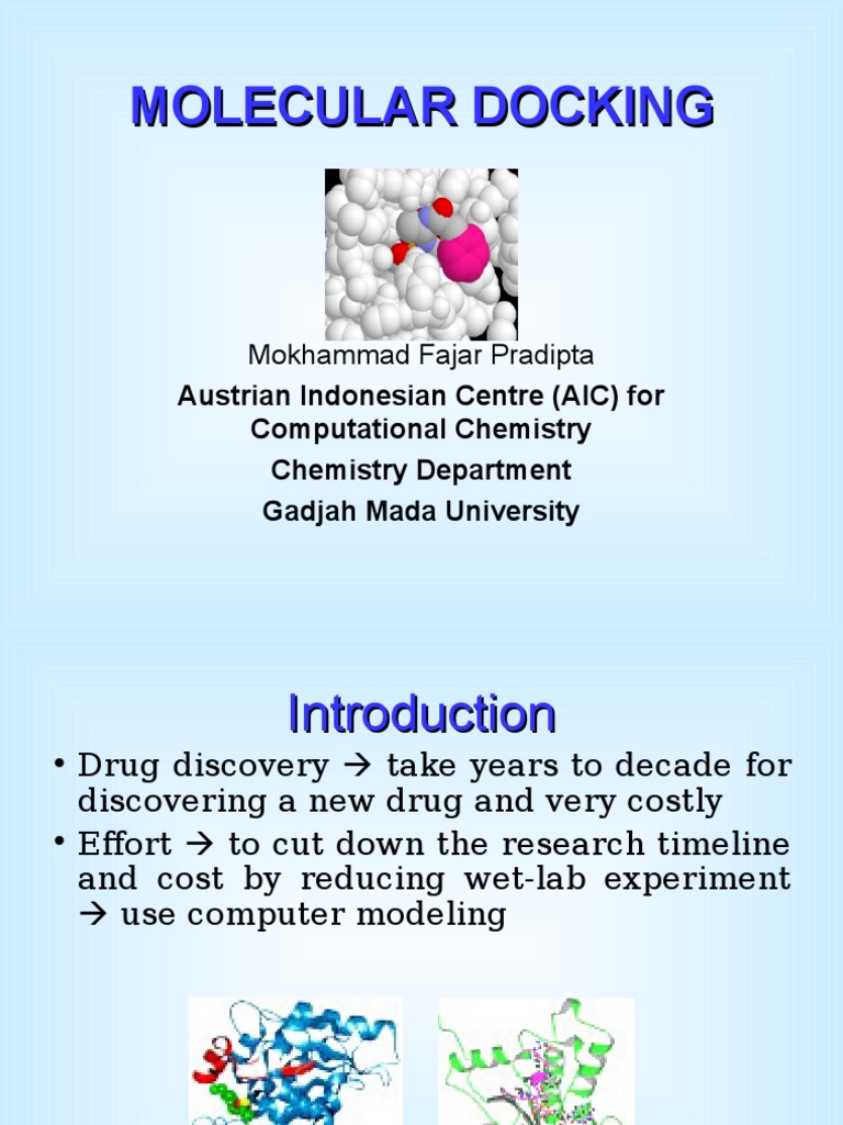 Molecular Docking | Drug Design | Docking (Molecular)