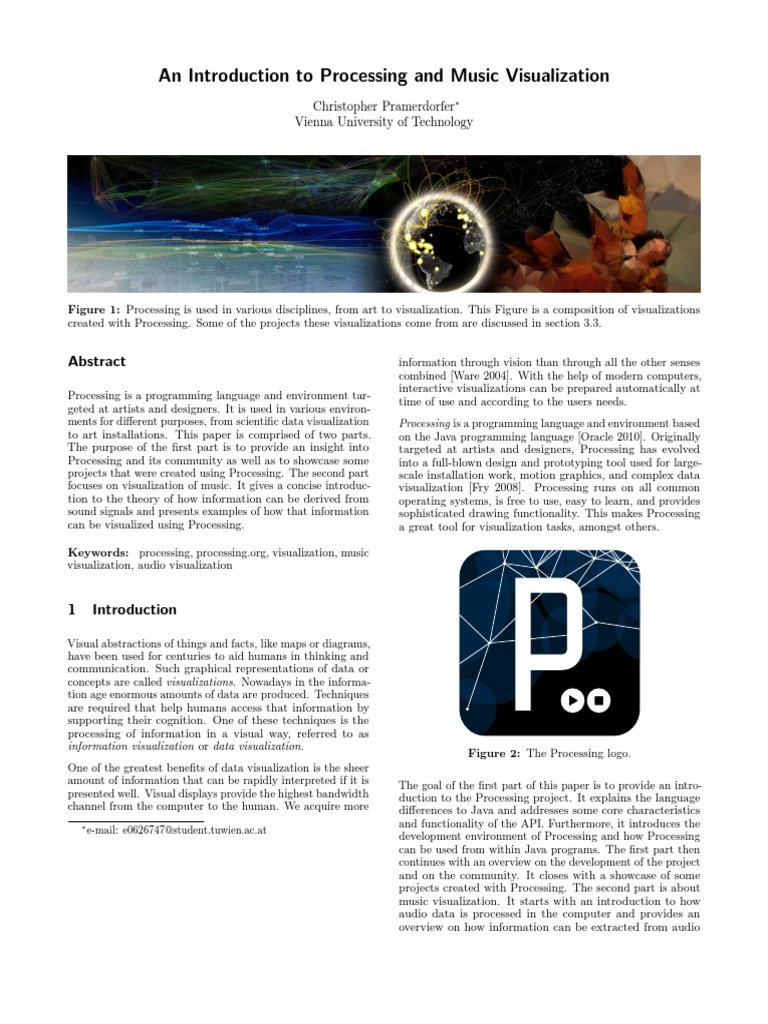 Processing PDF | PDF | Visualization (Graphics) | Java (Programming ...