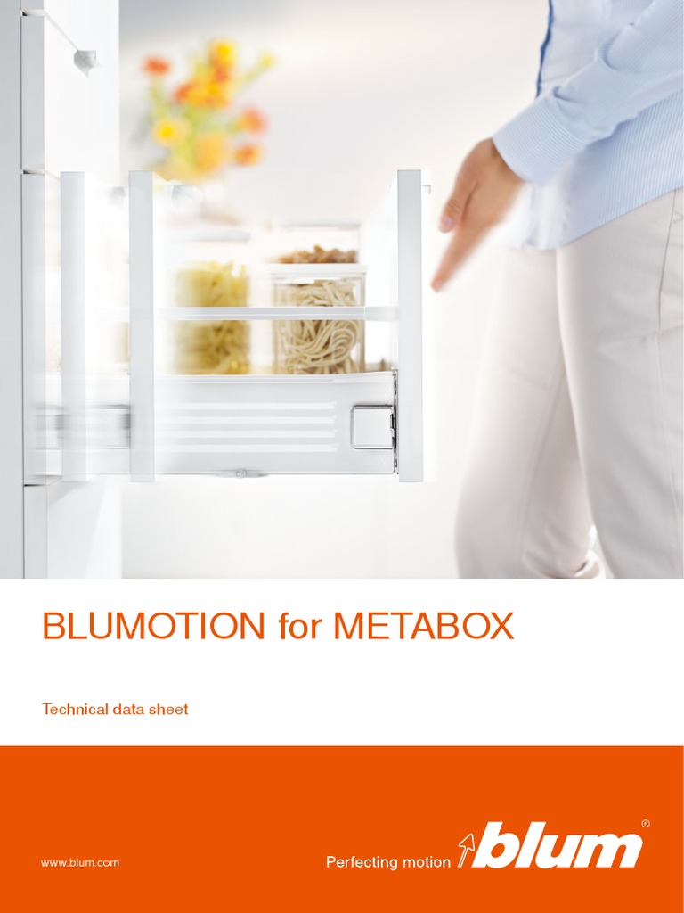 Blumotion For Metabox: Technical Data Sheet | PDF