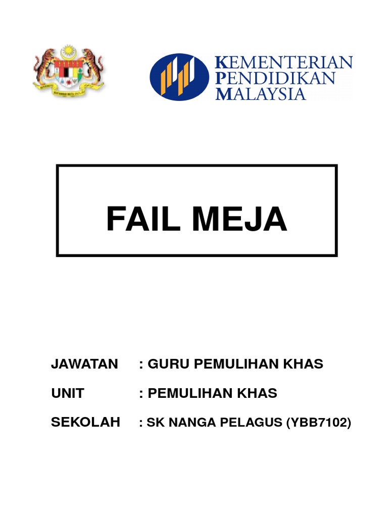 Fail Meja Cover & Divider | PDF