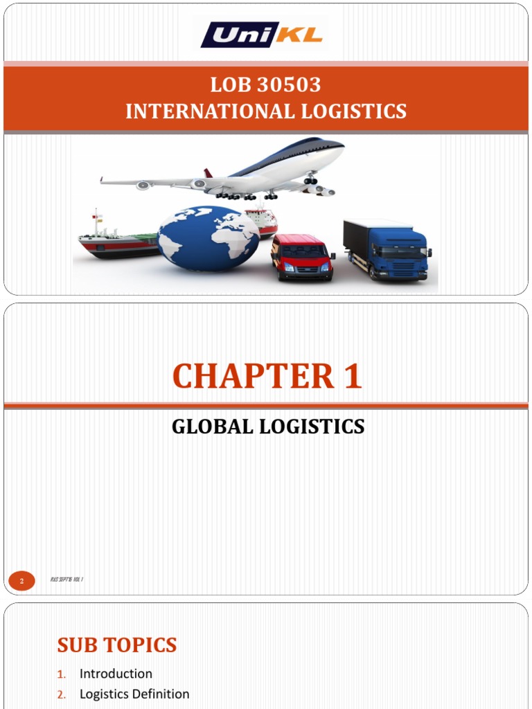 Note Logistics | PDF | Delivery (Commerce) | Logistics