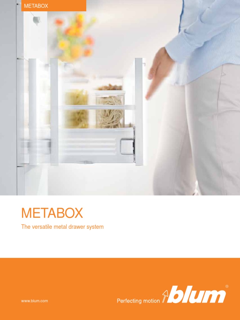 Metabox: The Versatile Metal Drawer System | PDF | Cabinetry ...