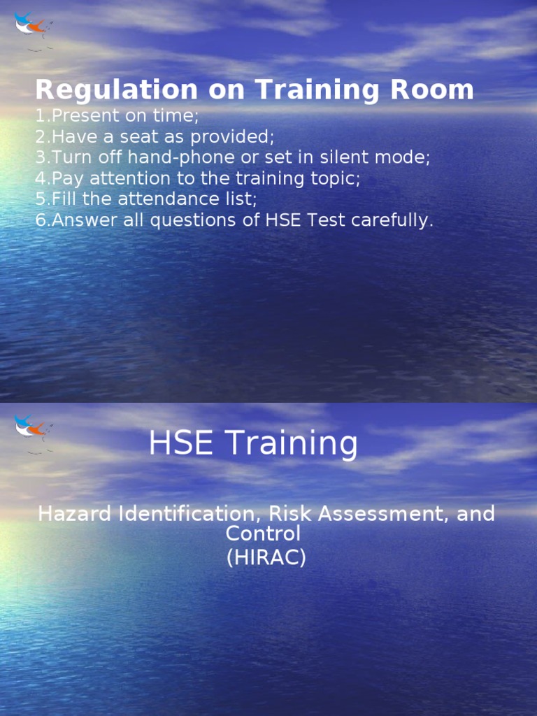 HIRAC Training (English) | PDF | Risk Assessment | Hazards