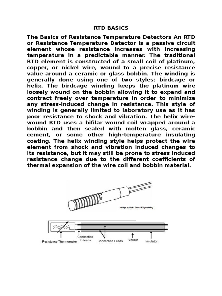 RTD Basics | PDF | Materials | Building Engineering