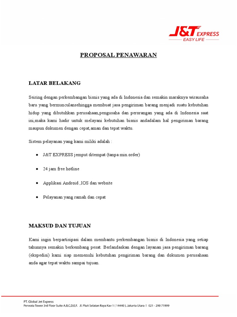 Proposal Penawaran | PDF