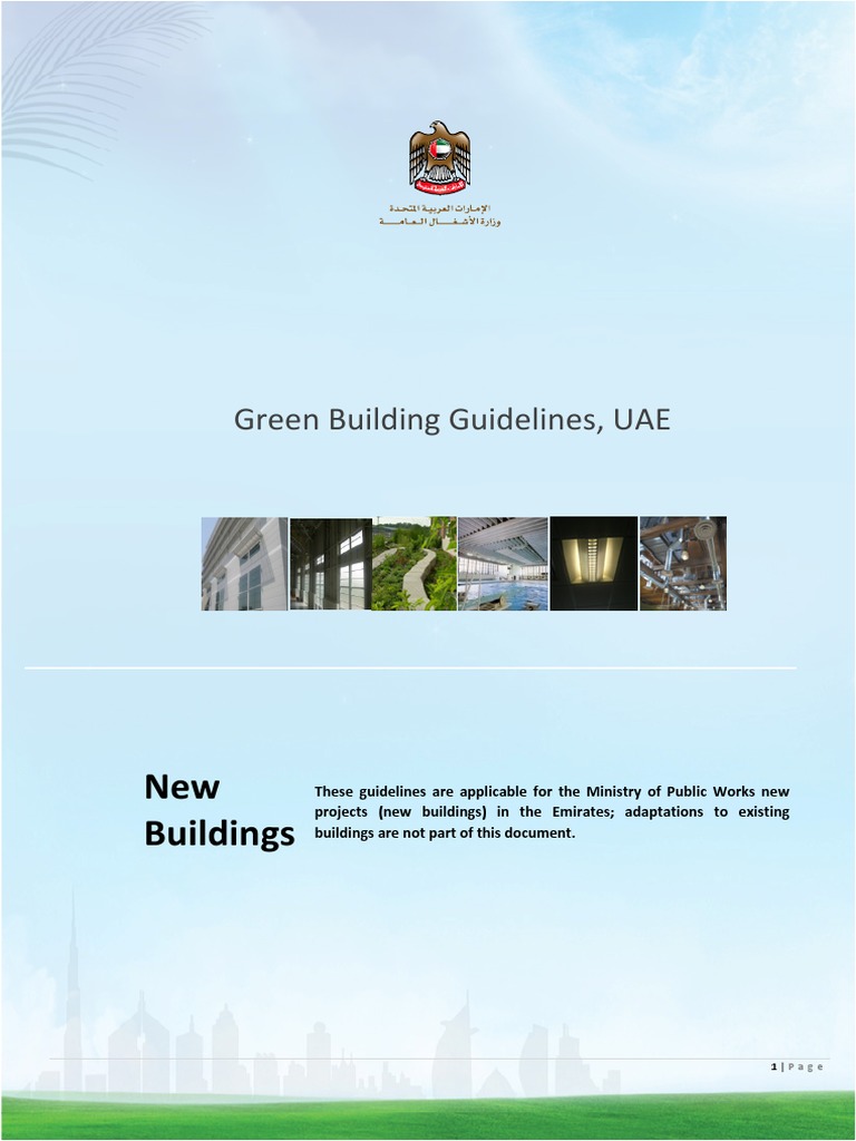 New Buildings: Green Building Guidelines, UAE | PDF | Lighting | Window