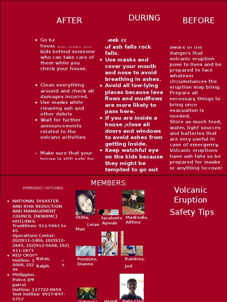 Volcanic Eruption Safety Tips Before, During and After | PDF | Volcanic ...
