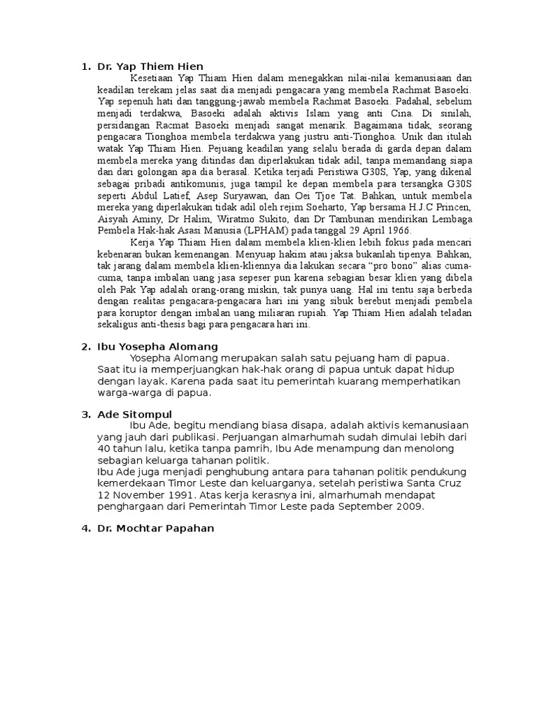 Dr. Yap Thiem Hien | PDF