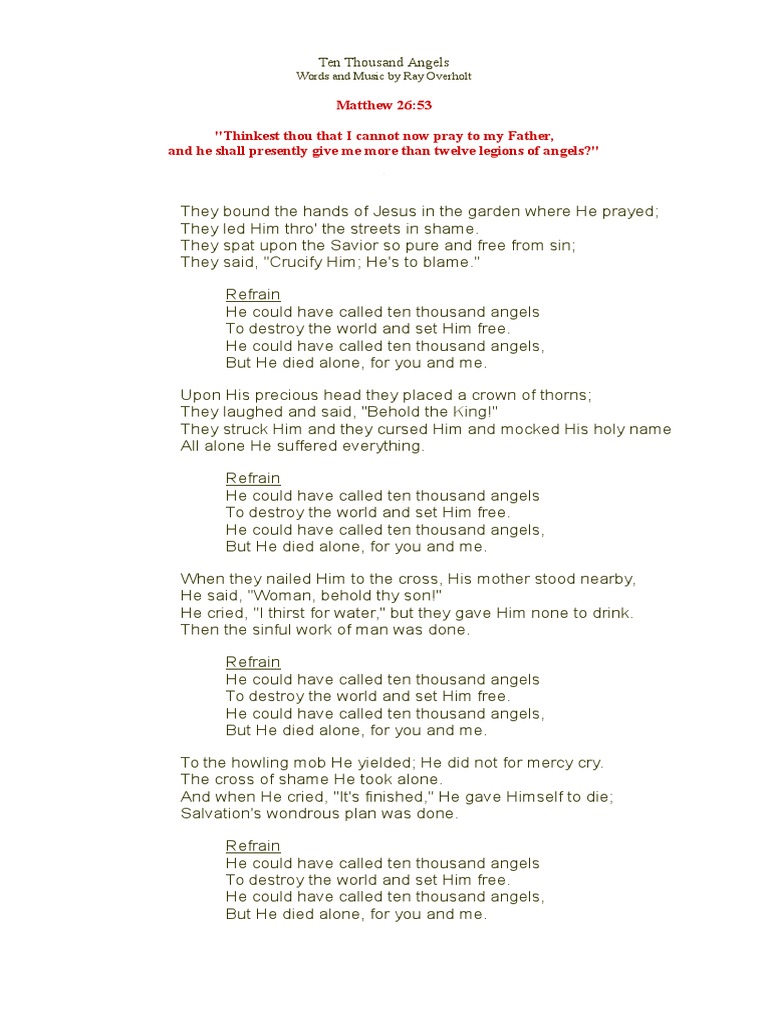 Ten Thousand Angels | PDF