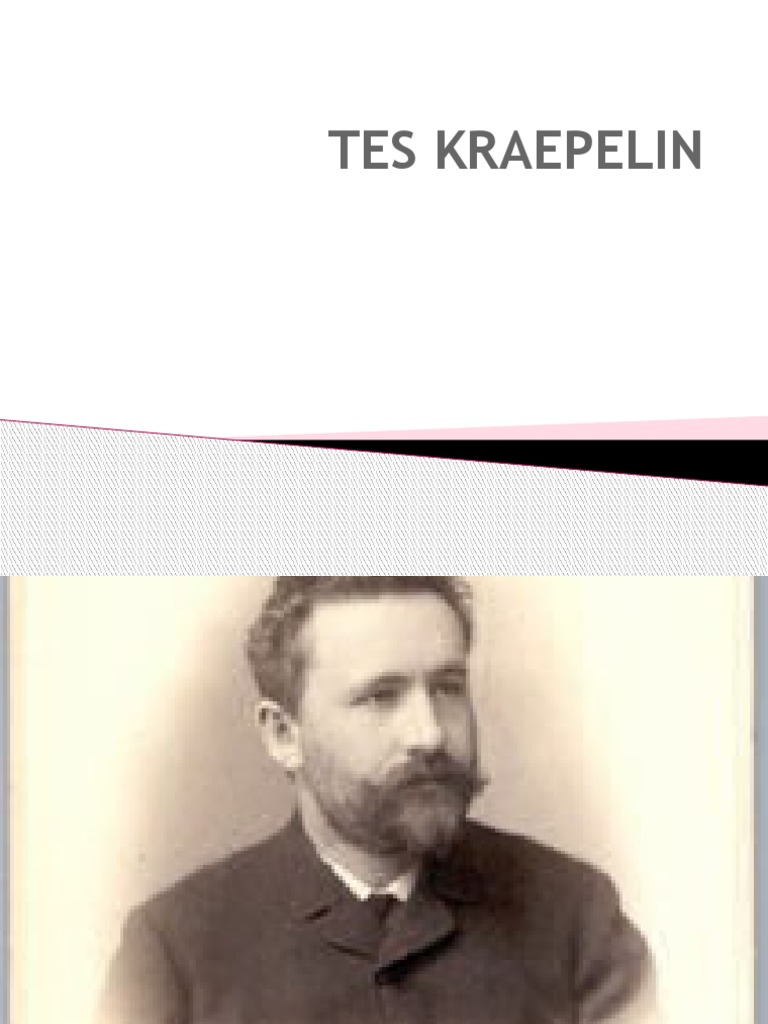 Tes Kraepelin | PDF