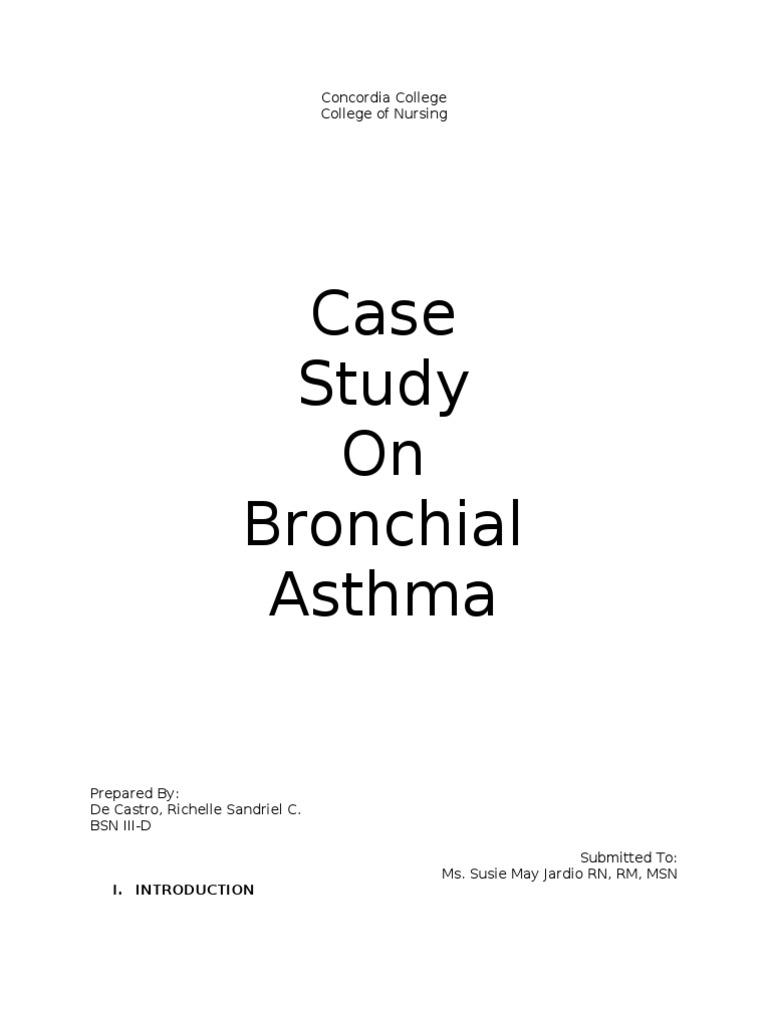 Case Study Final Asthma | PDF | Asthma | Respiratory Tract