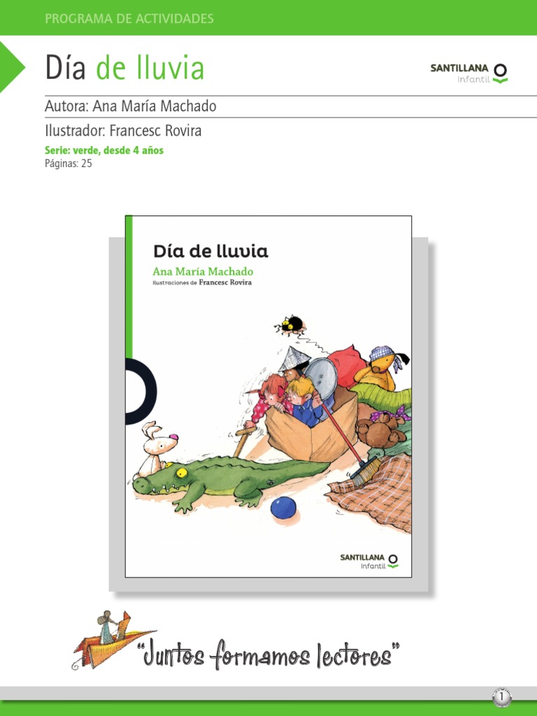 Programa de Actividades Dia-De-Lluvia | PDF | Lectura (proceso ...