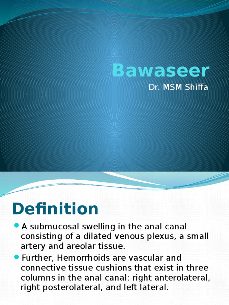 Bawaseer (Hemorrhoids) | PDF | Hemorrhoid | Medical Specialties
