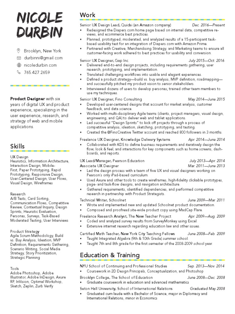 Nicole Durbin Resume | PDF | Computing | Communication