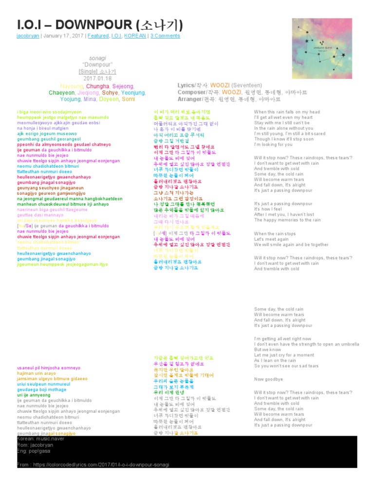 Ioi - Downpour | PDF