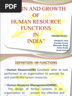 Evolution of HRM in India | PDF | Human Resource Management | Trade Union