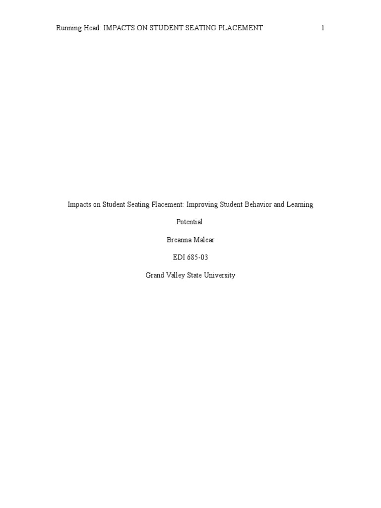 Action Research Paper Final | PDF | Classroom | Classroom Management