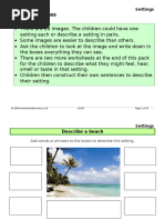 Descriptive Writing Prompts - Abandoned Places | PDF | Grammar | Syntax