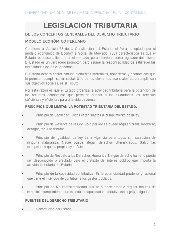 Legislacion Tributaria | PDF | Estatuto de limitaciones | Pagos