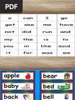 Dolch Basic Sight Words Testing Guide | PDF | Phonics | Behavior ...