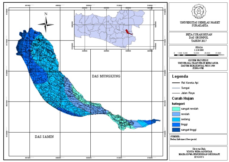 Peta Curah Hujan Fix PDF | PDF