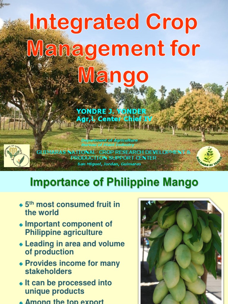 April - ATI - Free Seminar - Integrated Crop Management For Mango | PDF ...