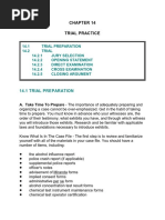 Steps in A Mock Trial | PDF | Cross Examination | Witness