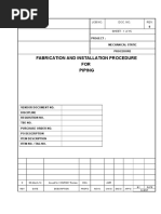 Piping Fabrication and Installation Guide | PDF | Pipe (Fluid ...