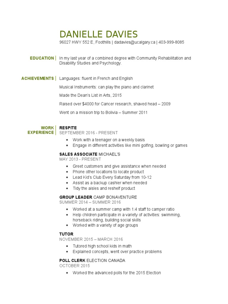 Expanded Resume | PDF | Cognition | Teachers