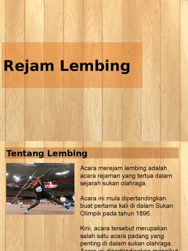 Javelin (Rejam Lembing) PJPK Tingkatan 2 | PDF