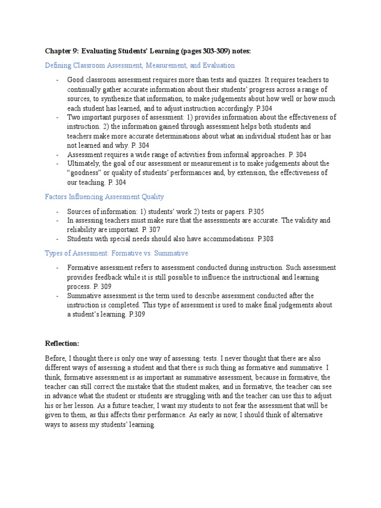 Chapter 9 Aot | PDF | Educational Assessment | Applied Psychology