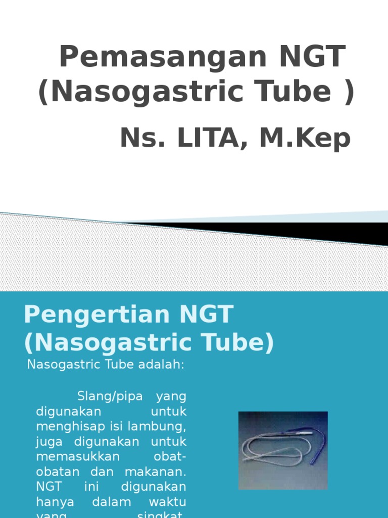 Pemasangan NGT | PDF
