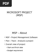 MS Project Sample | PDF | Project Management | Software
