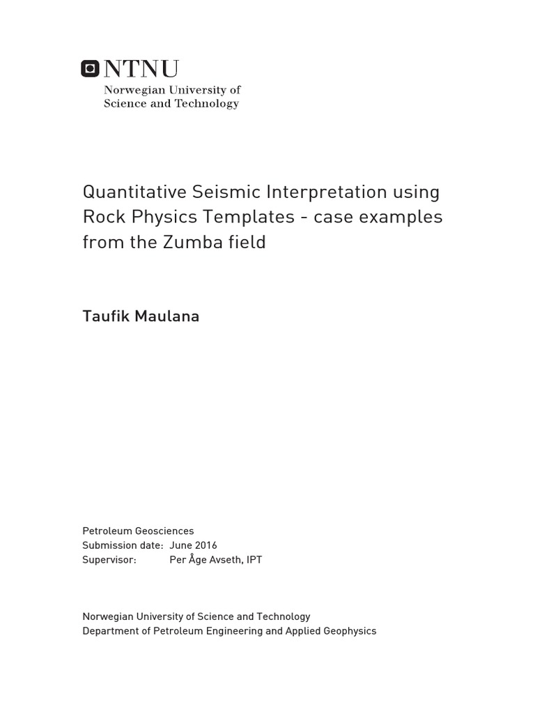 Quantitative Seismic Interpretation | PDF | Porosity | Reflection ...