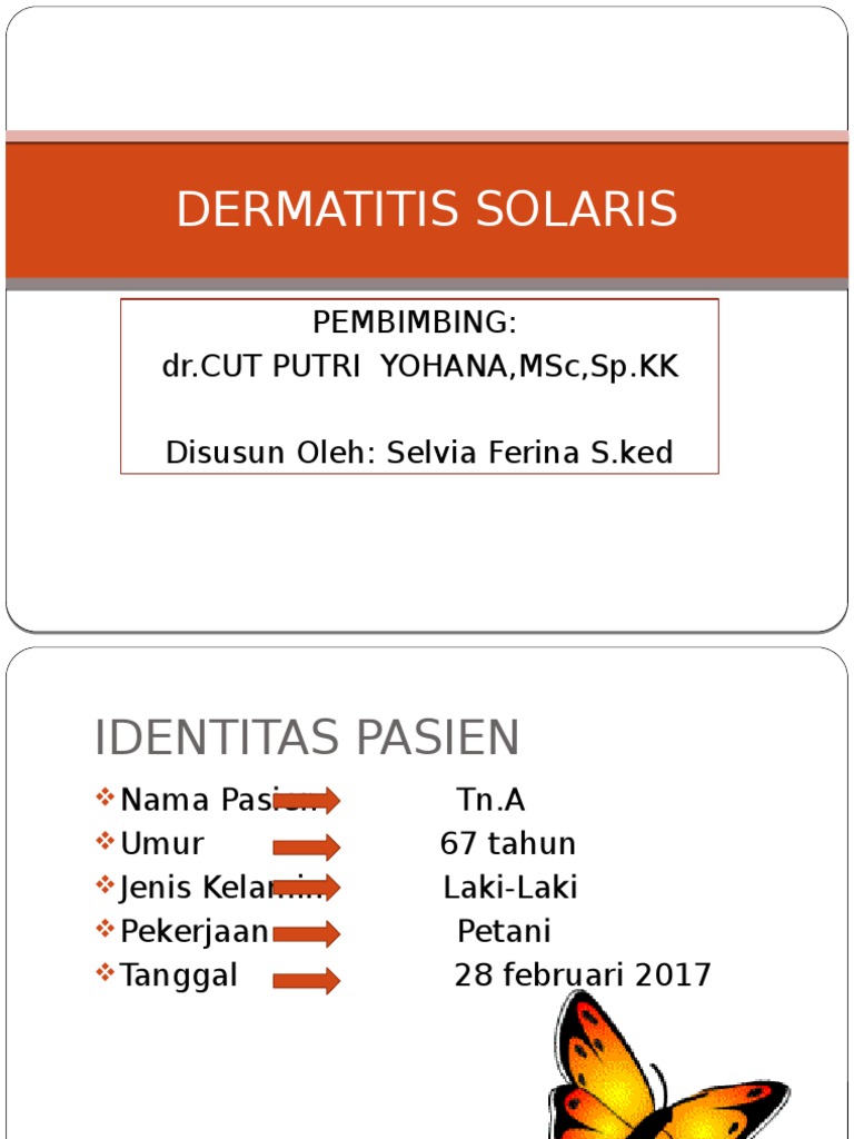 Dermatitis Solaris | PDF
