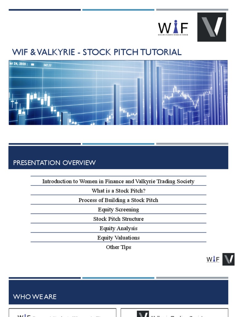 Stock Pitch Tutorial for Women in Finance | PDF | Discounted Cash Flow ...