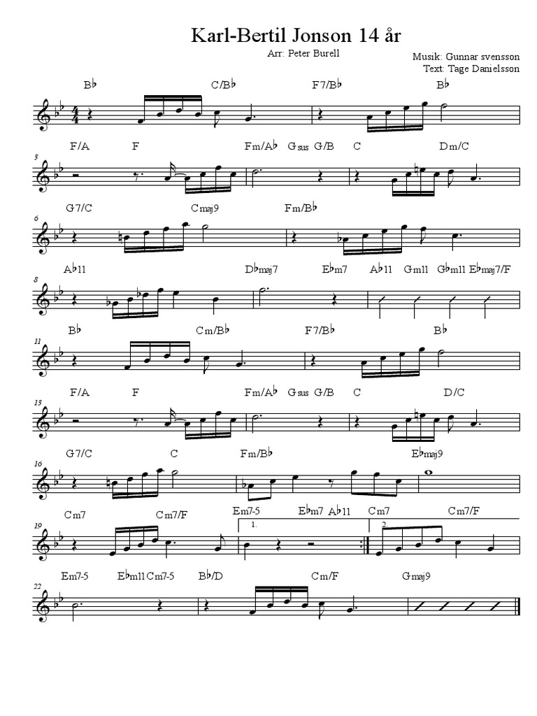 Karl-Bertil Jonsson 14 År | PDF