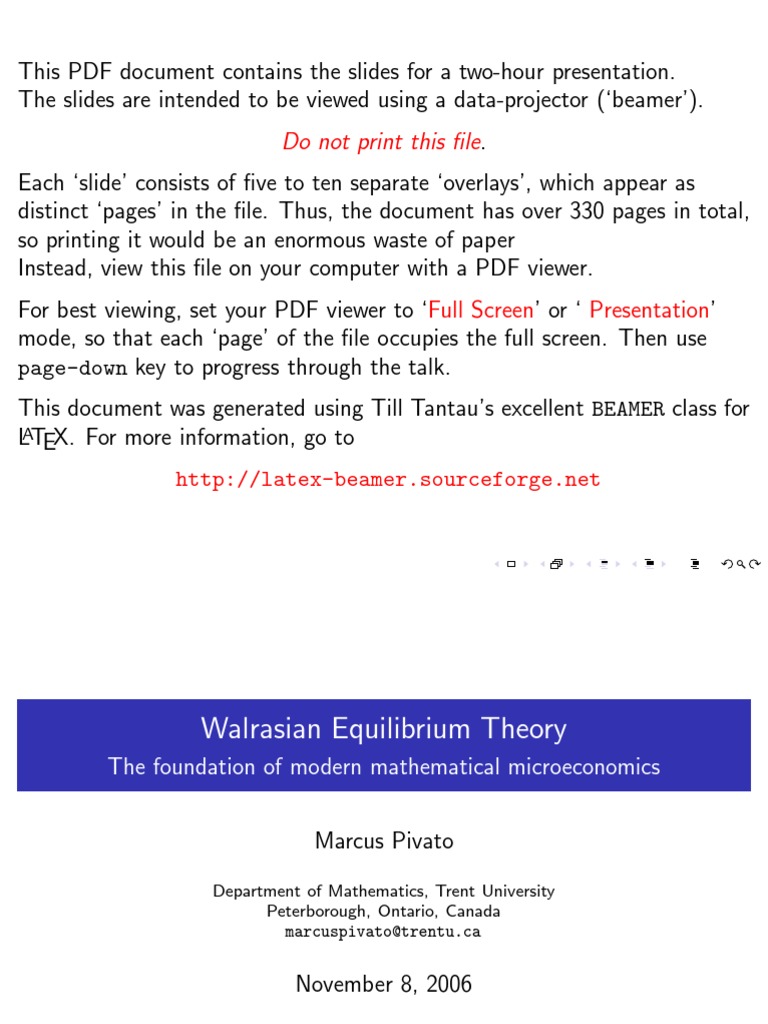 Walras | PDF | Economic Equilibrium | Commodity