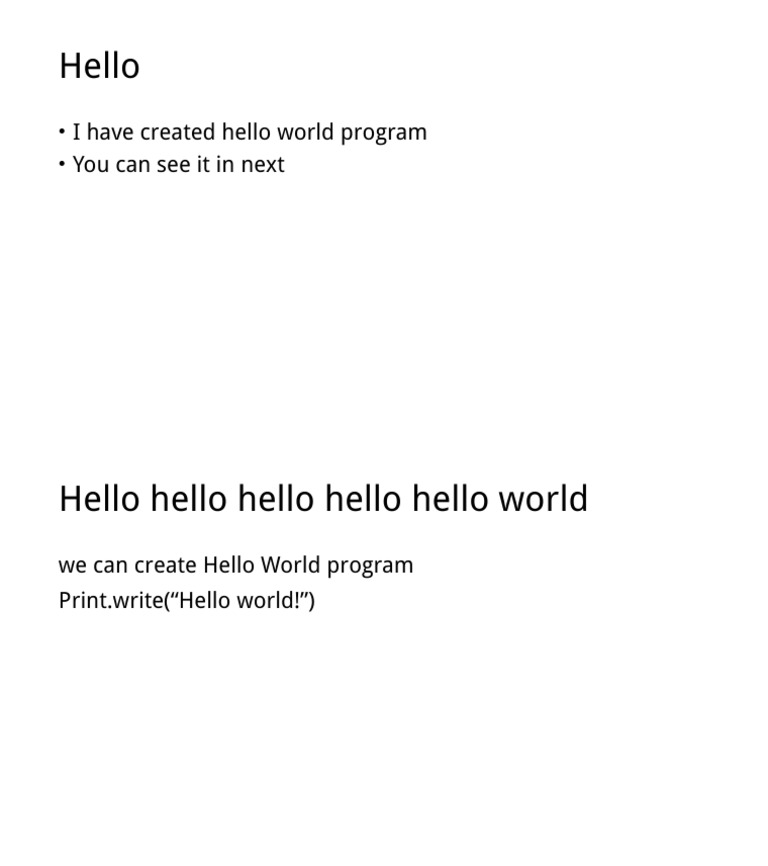 Hello | PDF