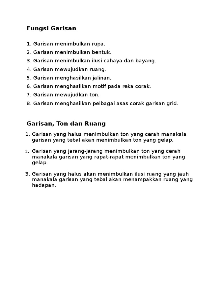 Fungsi Garisan | PDF