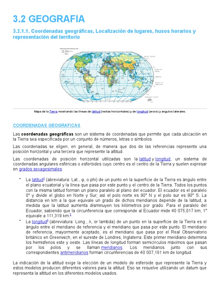 GEOGRAFIA | PDF | Placas tectónicas | Sistema de información geográfica