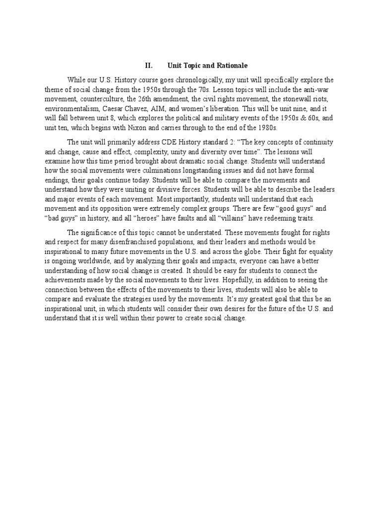 Topic and Rationale | PDF